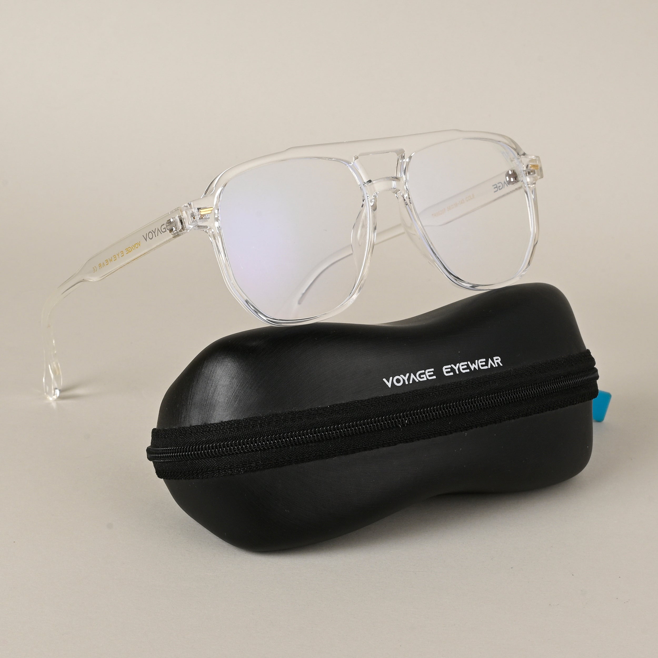 Voyage Maverick Transparent Wayfarer Eyeglasses for Men & Women (TR852 ...