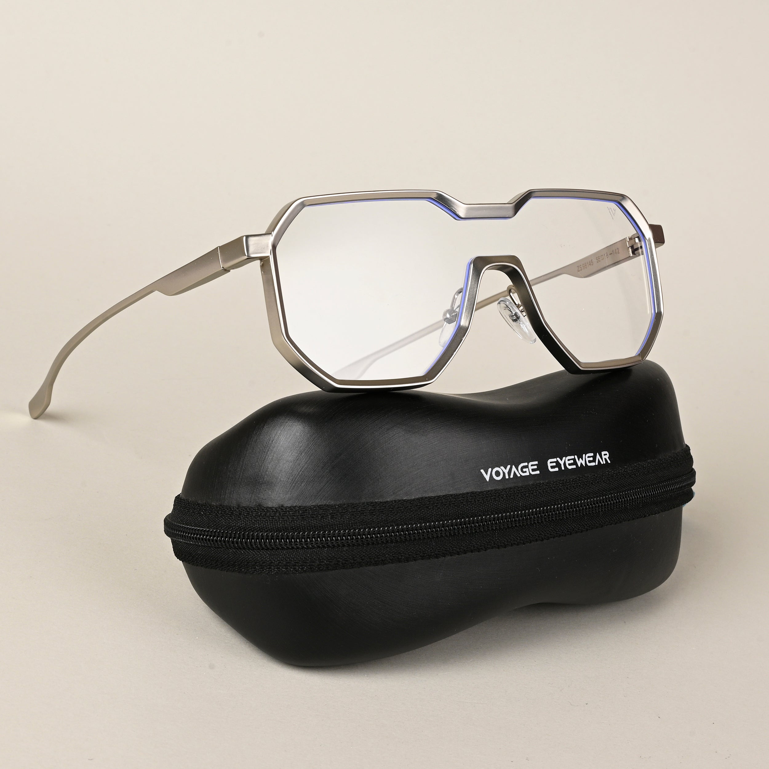 Drip | Silver Wayfarer Eyeglasses for Men & Women | 98145MG5163-C1 – GoEye