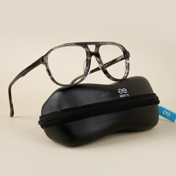 Goeye Acetate Craft Aviator Eyeglasses for Men & Women (PK148GE1273)